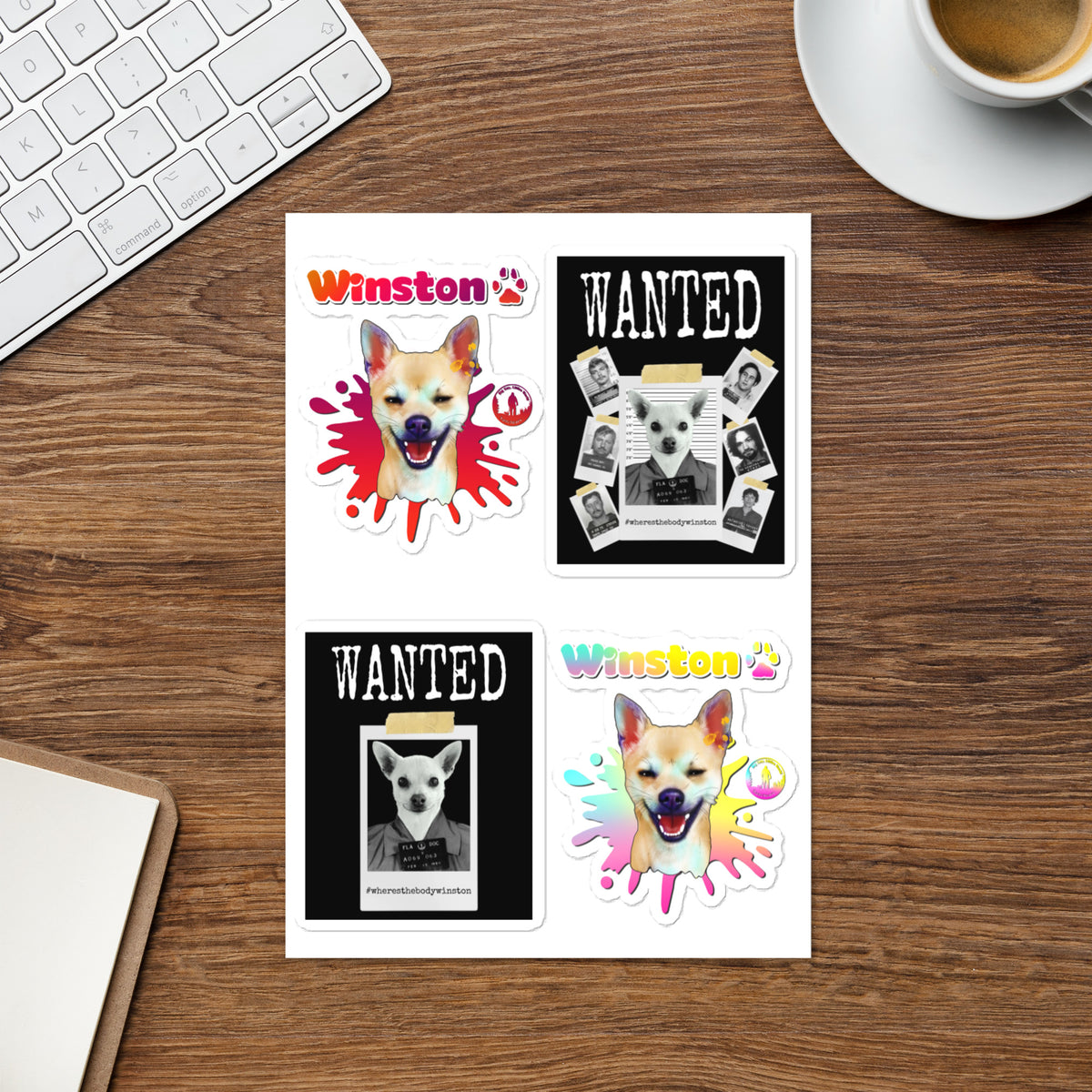 Winston Sticker sheet – Big Guy Littles World Sanctuary